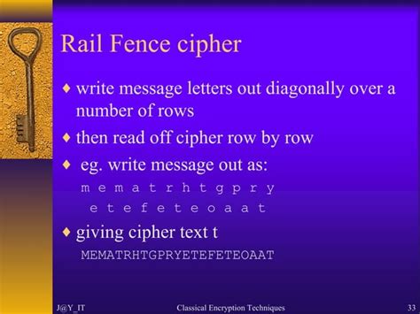 Classic Information Encryption Techniques Ppt Information And Network Security Computing