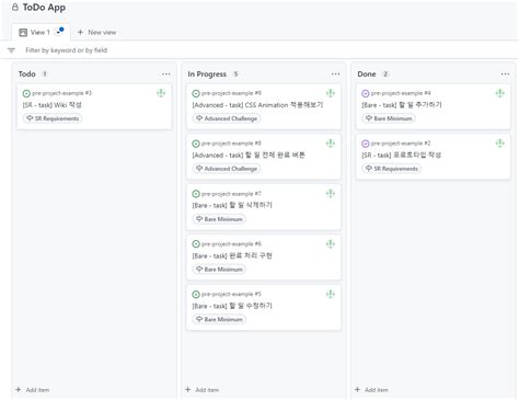 🌿 Github 프로젝트 관리 기능 Issue And Milestone Projects