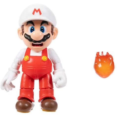 World Of Nintendo Super Mario Wave 41 Fire Mario 4 Action Figure With