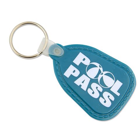 Keyring Pool Pass Teal