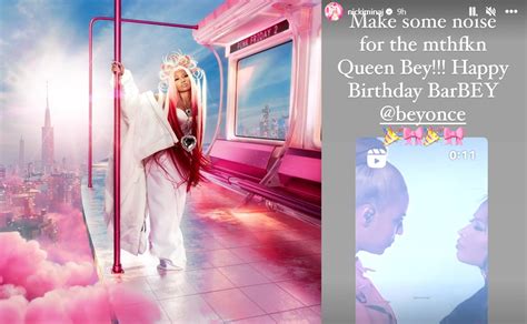 Nicki Minaj Pays Birthday Tribute To Queen Beyonce