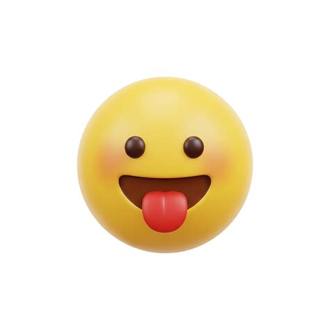 Yellow Smiling Face Emoji With Tongue Out 76267178 Png