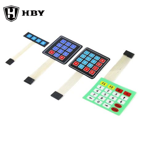 1x4 4x4 4x5 keypad keyboard touch button switch matrix array waterproof