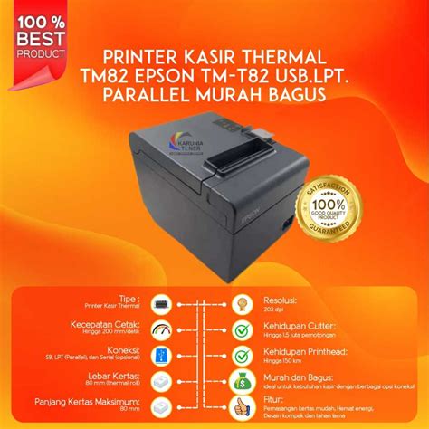 Jual Printer Kasir Thermal Tm82 Epson Tm T82 Tm T8 Tm T88iv Usb Murah Bagus Shopee Indonesia
