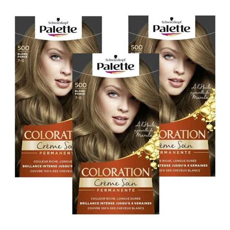 SCHWARZKOPF Palette Coloration Permanente Cheveux Creme Soin Ten