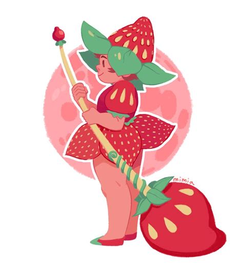 Tumbln With Kt Strawberry Art Strawberry Moons Character Design
