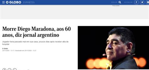La Muerte De Diego Maradona En Los Medios Del Mundo Que Lloran La