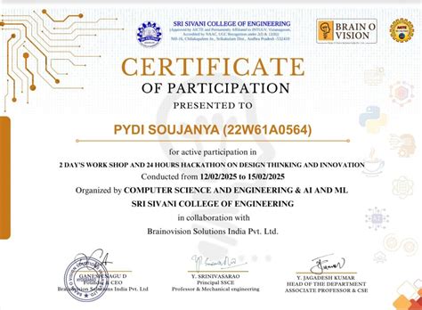 Hackathon Brainovision Webdevelopmentbasics Designthinking