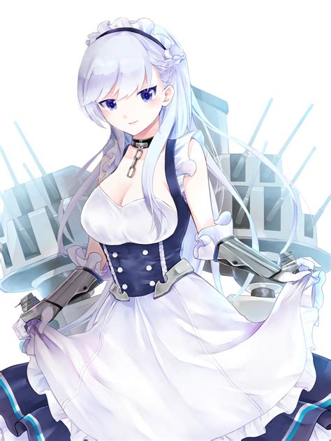 Safebooru 1girl Apron Azur Lane Bangs Belfast Azur Lane Braid