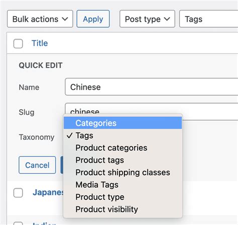 How To Move Wordpress Term To A Different Taxonomy Taxopress