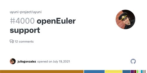 Openeuler Support · Issue 4000 · Uyuni Projectuyuni · Github