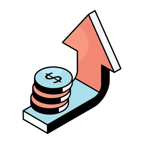 An Icon Design Of Dollar Increase 51588416 Vector Art At Vecteezy
