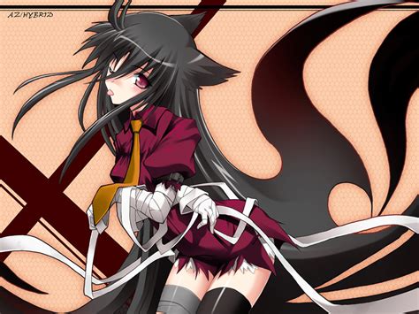 Safebooru Bandage Black Hair Blush Necktie Original Thigh Highs