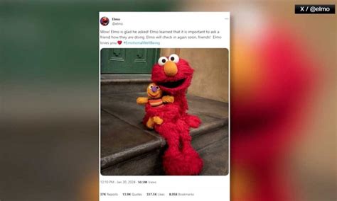 Elmos Empathy Message Goes Viral Promoting Emotional Wellness Times
