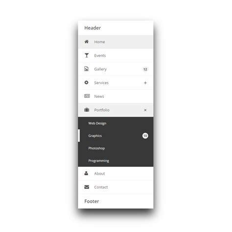 jquery accordion menu by marcoarib codecanyon
