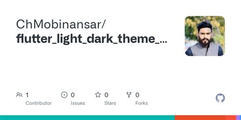 Github Chmobinansarflutterlightdarkthemeexample