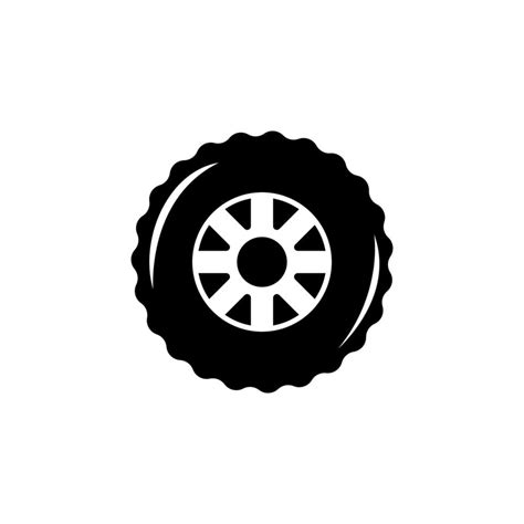 Off Road Wheel Vector Icon Illustration 23194048 Vector Art At Vecteezy
