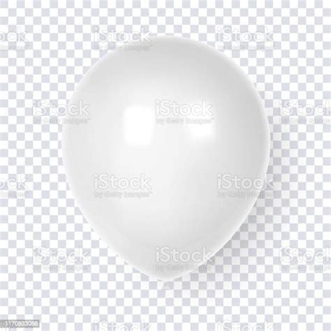 3d 현실적인 다채로운 풍선 파티와 축하 생일 풍선 흰색 배경에 격리 벡터 일러스트레이션 3차원 형태에 대한 스톡 벡터 아트 및