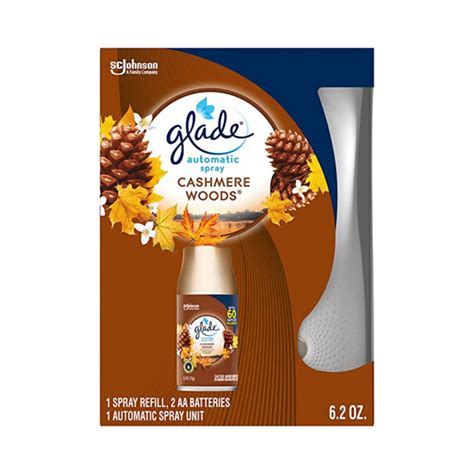 Glade Automatic Spray Unit And Cashmere Woods Refill Bottle Pzdeals