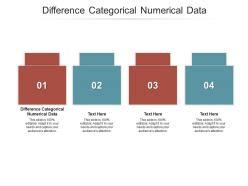 Difference Categorical Numerical Data Ppt Powerpoint Presentation Infographics Layout Ideas Cpb