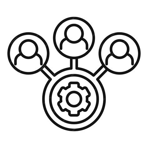 Premium Vector Outsource Icon Outline Outsource Vector Icon For Web Design Isolated On White