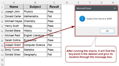 How To Find Exact Matches Using Excel Vba 6 Examples Excel Insider