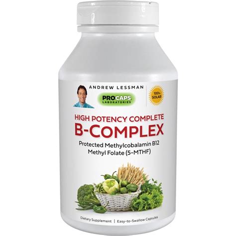 Procaps Laboratories Shop High Potency Complete B Complex By Andrew Lessman At Procaps Labs