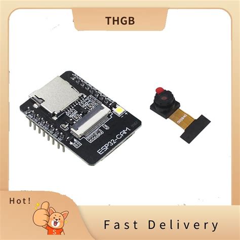 บอร์ดพัฒนากล้อง Esp32 Cam โมดูลกล้อง Ov2640 520kb 4m Psram 32mbit Wifi โมดูล Iot พลังงาน