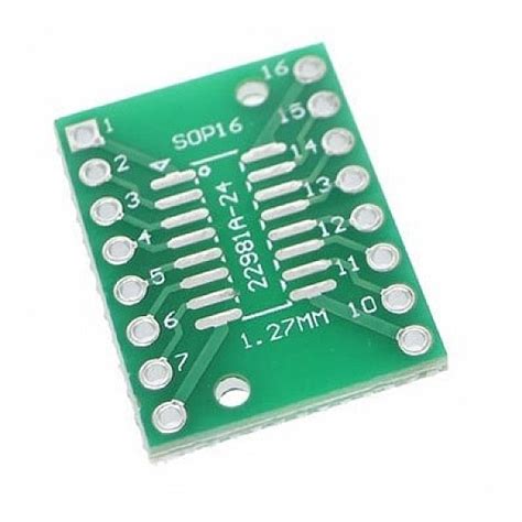 Sop16 Transfer To Dip16 Ic Adapter Plate Pcb Board