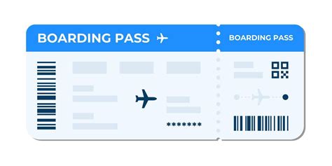 Boarding Pass Vector Art Icons And Graphics For Free Download