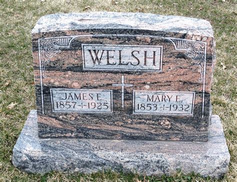 James E Welsh 1857 1925 Find A Grave Memorial