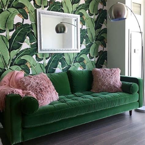 Sven 88 Tufted Velvet Sofa Grass Green Green Room Decor Green