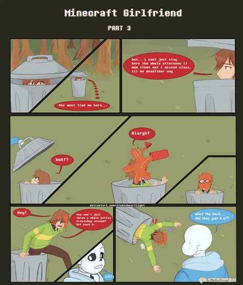 Deltarune Comic Minecraft Girlfriend Part 3 By Seshirukun On Deviantart