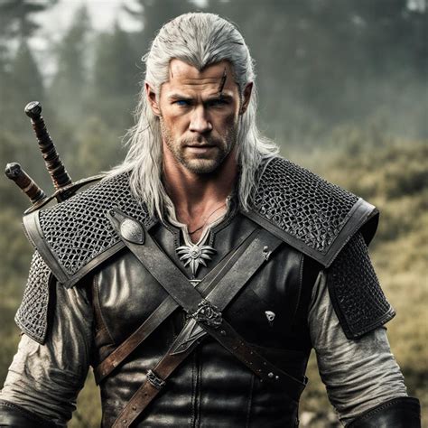 Chris Hemsworth As Witcher The Geralt Of Rivia By Skroman28 On Deviantart
