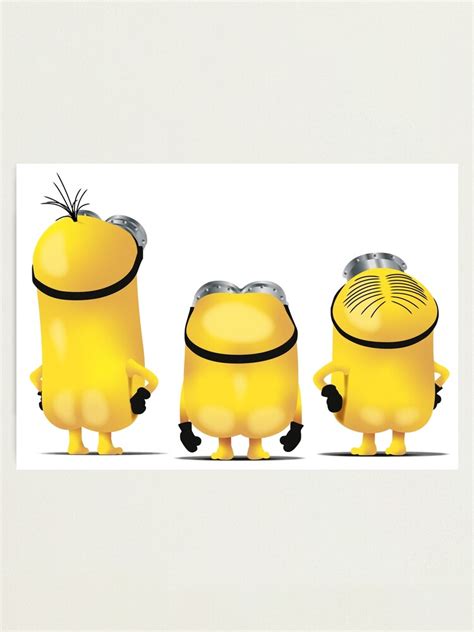 Minions Kevin Bob And Stuart Full Photographic Print For Sale By