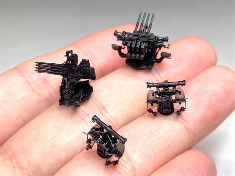 Ws20034 1200 Usn 11 Quad Aa Guns With Mk44 Director 3d Wild