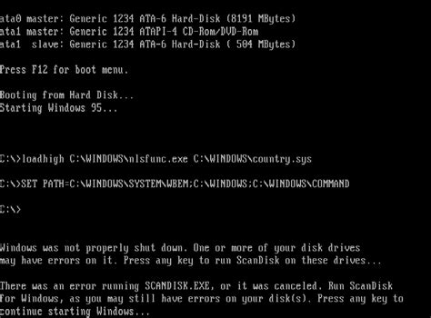 ScanDisk Cannot Be Started If Windows Is Forced To Shut Down And Rebooted R Windows
