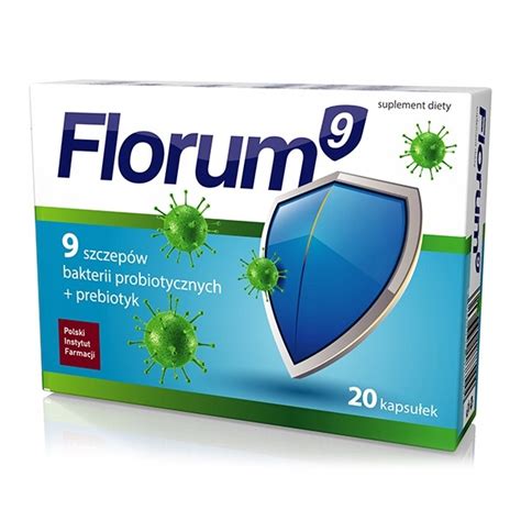 Florum 9 Synbiotyk 20 Kaps Pif 5906660188544 • Cena Opinie • Układ