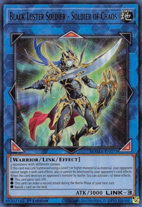 Black Luster Soldier Soldier Of Chaos Magnificent Mavens Yu Gi Oh
