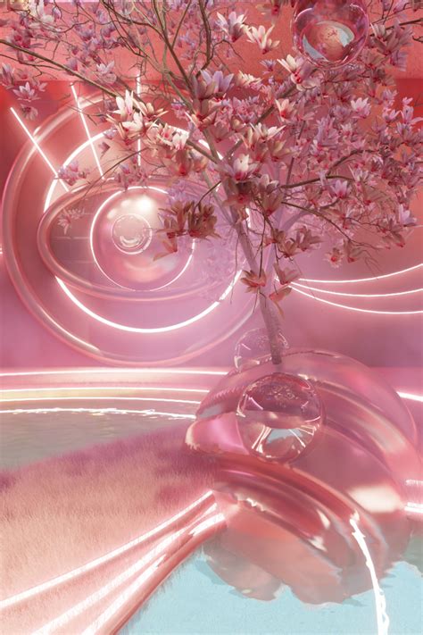 Digital Design By Pink Orb Pink Art Pink Digital Design