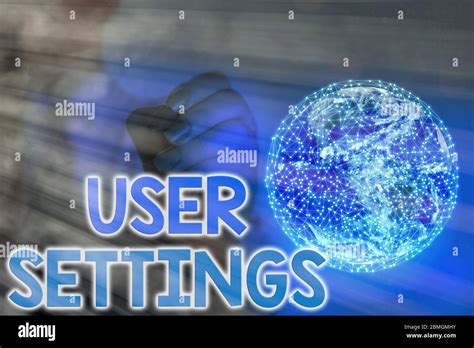 Handwriting Text Writing User Settings Conceptual Photo Configuration Of Appearance Operating