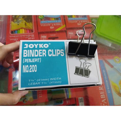 Jual Binder Clip Joyko No 200 Penjepit File Shopee Indonesia