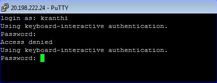 Users Putty Access Denied Unix Linux Stack Exchange