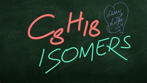 C8h18 Isomers Youtube