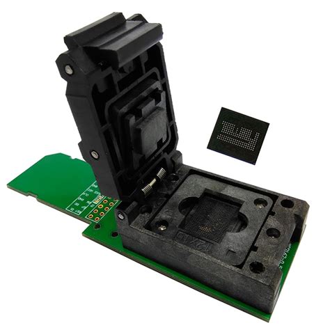 Emcp162 Emcp162 Clamshell Test Socket Bga162 Bga186 Data Recovery