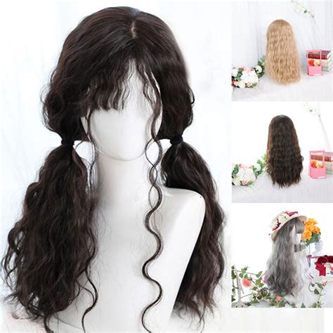 【楽天市場】ロングヘア カツラ カラーウィッグ フルウィッグ 巻き髪 Wig 自然 小顔効果 コスプレグッツ ハロウィン コスプレ用カツラ
