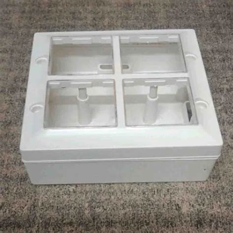 Polished 8 Module Modular Gang Box White 4 At Rs 90 Piece In Lucknow