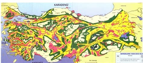 Prof Dr Övgün Ahmet Ercan Deprem haritası paylaştı