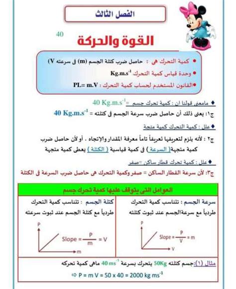 مذكرة فى مادة الفيزياء الصف الاول الثانوى مدرس اول