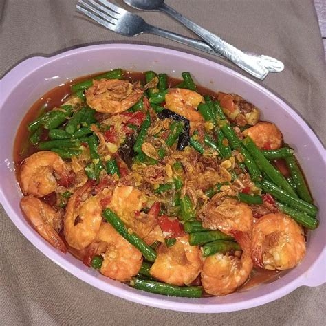 Resep Oseng Kacang Panjang Udang Sederhana Rumahan Di Yummy App
